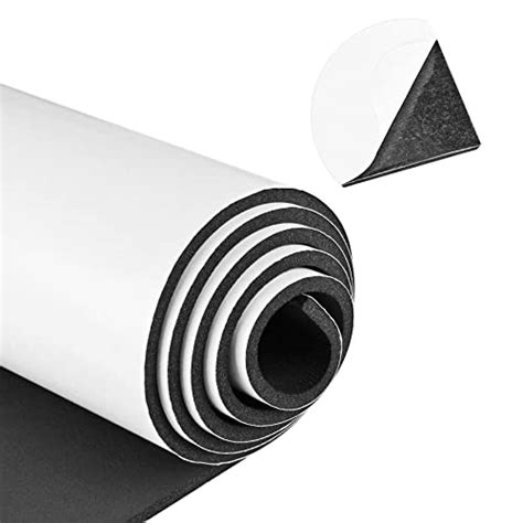 Neoprene Sponge Rubber Foam Sheets With Adhesive Backing 12 X 60 X 1