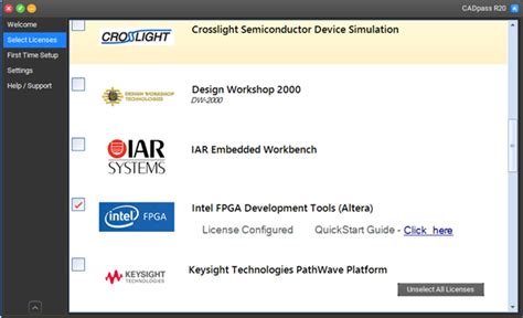 Quick Start Guide Setting Up Intel Fpga Pro Tools License On Windows Via Cadpass Client Secure