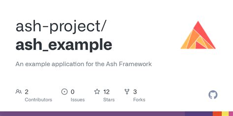 GitHub Ash Project Ash Example An Example Application For The Ash Framework