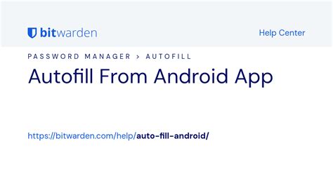 Autofill Not Working On Android 16 Password Manager Bitwarden Community Forums
