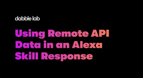 Github Dabblelab2 Alexa Remote Api Example Skill Alexa Remote Api