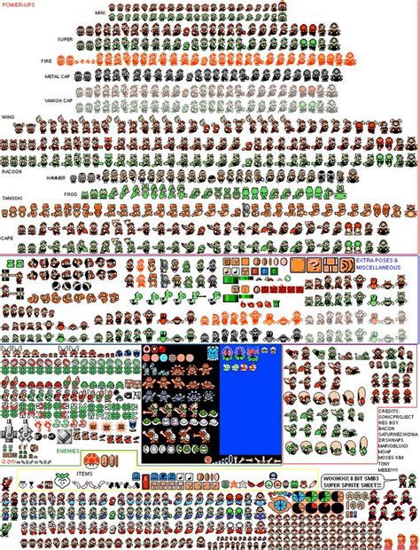 Super Mario World Sprites Super Mario World Super Mario Super Mario