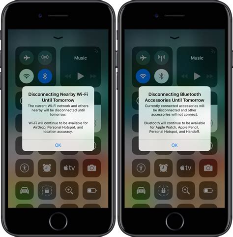 Ios 11 2 Makes It Clearer How Control Centers Wi Fi And Bluetooth Toggles Work