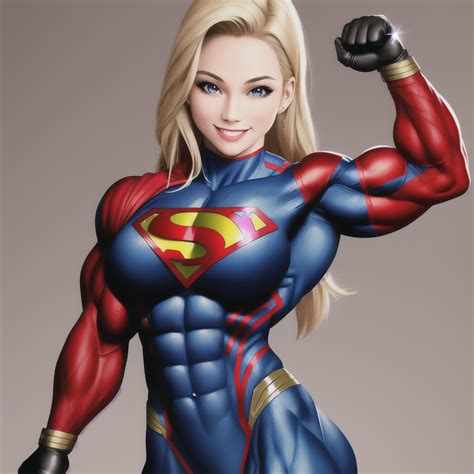 Supergirl Muscle Ai 3 By Mukisuchti On Deviantart