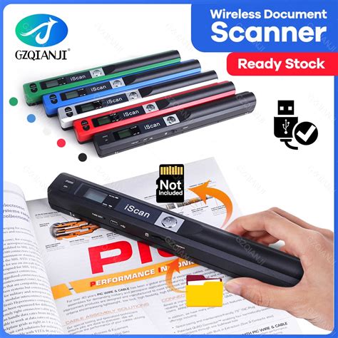 A4 Document Pdf Scanner Mini Portable Digital Scanner 900dpi