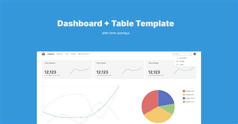 Dashboard Table Template Figma