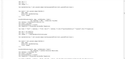 Javascript Displaying Google Map With Markers Using Data From Mysql
