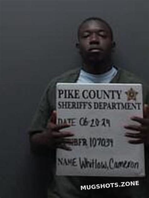 Cameron Eugene Whitlow 06 20 2024 Pike County Mugshots Zone