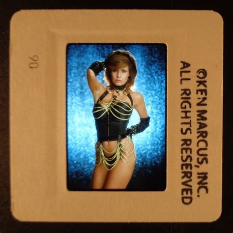 Km1 124 1987 Sexy Leather Lingerie Model Orig 35mm Color Slide Via Ken