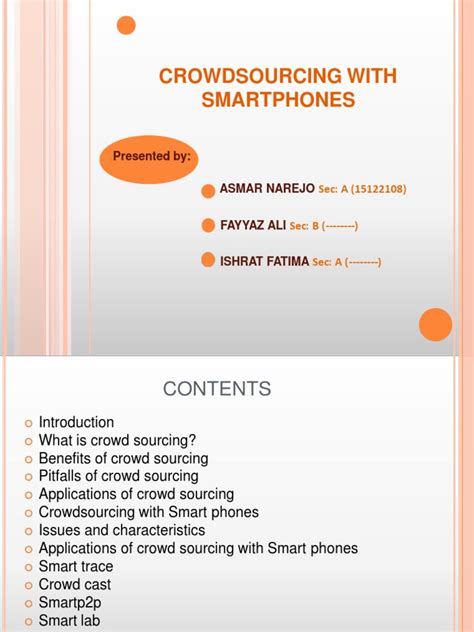 Crowd Sourcing With Smart Phones Pdf Crowdsourcing Smartphone