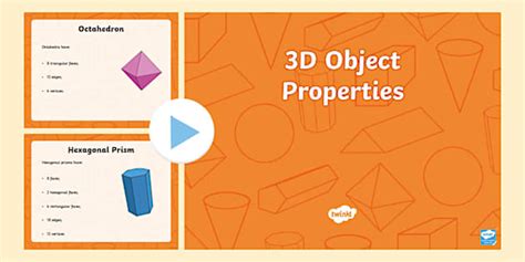 3d object properties powerpoint professor feito twinkl