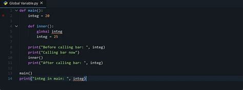 Bahasa Python Global Variable