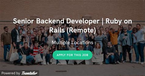 Senior Backend Developer Ruby On Rails Remote Iubenda Silvio Relli