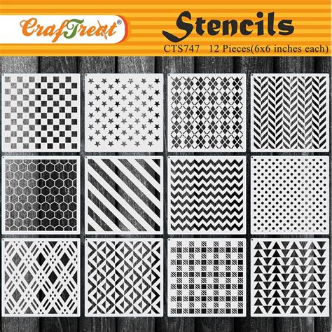 Geometric Pattern Stencil