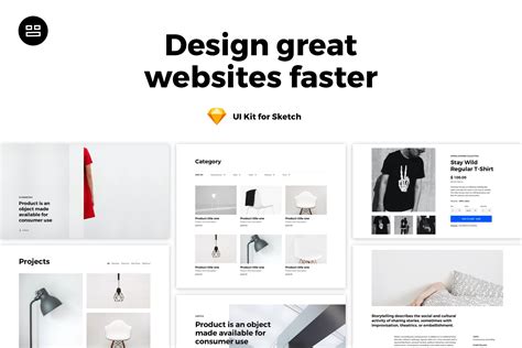 Modularity Sketch Web Design Ui Kit Creative Market