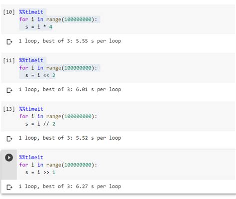 [python] об оптимизации умножения и целочисленного деления на 2 n