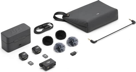 Dji Mic Mini Omnidirectional Two Level Active Noise Cancelling Bluetooth 5 3 48 Hour