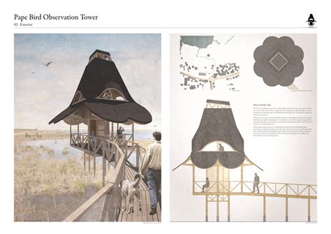 Architecture Project Charred Timber Cladding And Thatched Roof Merge With Marshland For