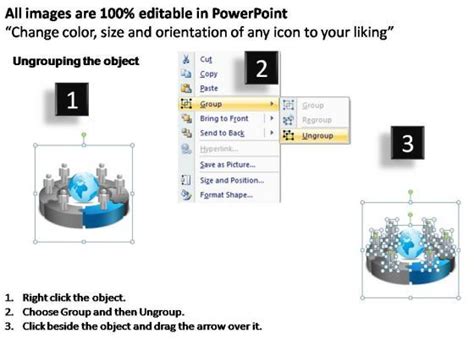 PowerPoint Themes Circular Chart With Globe Ppt Designs