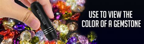 Pocket Diffraction Grating Gemological Spectroscope For Quick Gemstone Identification And Gia