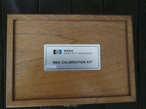 Vna Calibration Kit Hp 85033a 9ghz 50 Ω Sma Apc 7 Complete Ebay