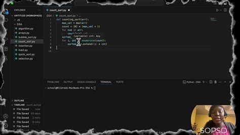 Week 3lesson 2 Counting Sort Algorithm And Its Python Implementation