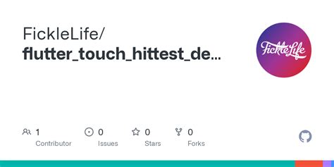 Github Ficklelifefluttertouchhittestdemo