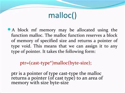 Memory Allocation In C Ppt Programming Languages Computing