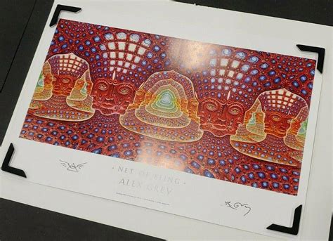 Sold Out Alex Grey Net Of Being Poster Signed And Doodled Tool 10000
