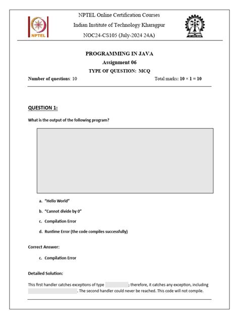 Week 06 Assignment Solution Pdf Programming Constructor Object Oriented Programming