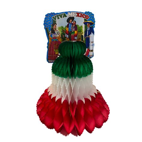 Campana De Papel Tricolor N3 1 Pza Casa Villegas