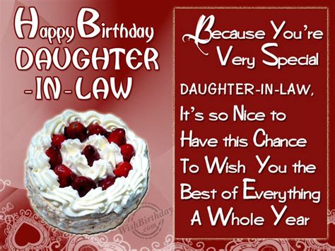Birthday Wishes For Daughter In Law Birthday Images Pictures