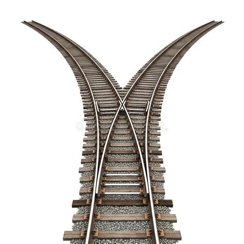 Railroad Tracks Clear Background Stock Illustrations 130 Railroad