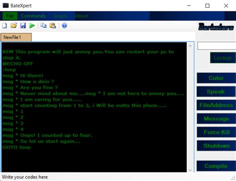 github mhimanshu712 batexpert ide for batch files an editor for