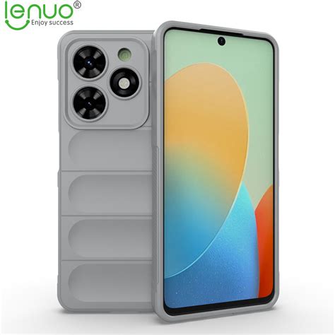 Lenuo Silicone Soft Phone Case For Tecno Spark GO 2024 Spark 20 20C X622 BG6 5G 4G Casing