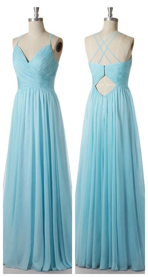 Robe Longue Soirée Turquoise Plissée à Bretelle Fine And Dos Découpé Persun Fr Robe Soirée