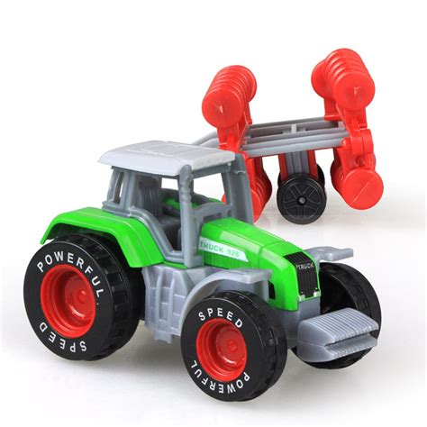 Toycle Farmers Tractor Toy Friction Powered Early Educational Toy