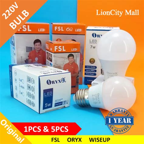 Fsl Led Bulb 3w 5w 7w 9w 12w 14w 18w 20w E27 220v Oryx Wiseup Warm