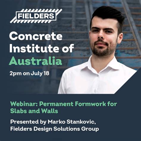 Fielders On Linkedin Fielders Concreteinstituteofaustralia Webinar