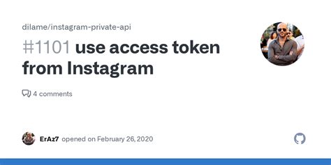 Use Access Token From Instagram · Issue 1101 · Dilameinstagram Private Api · Github