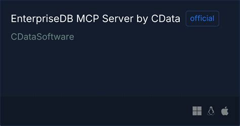 enterprisedb mcp server by cdata glama