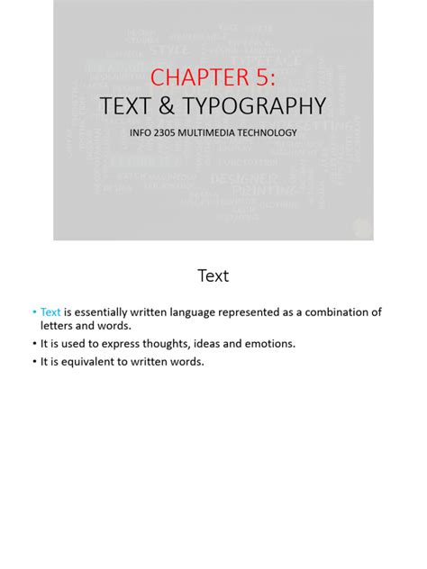 Chapter 5 Text And Typography Pdf