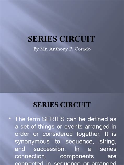 2nd quarter week 2 series circuit pdf series and parallel circuits