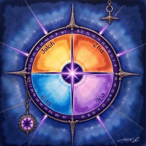 Free Mystical Elemental Compass Photo Mystical Compass Elemental Download At Stockcake