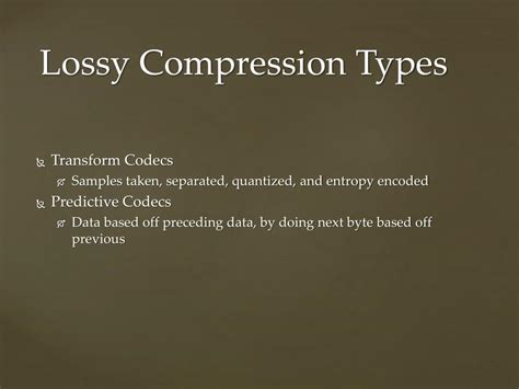 Ppt Lossy Compression Powerpoint Presentation Free Download Id 1553892