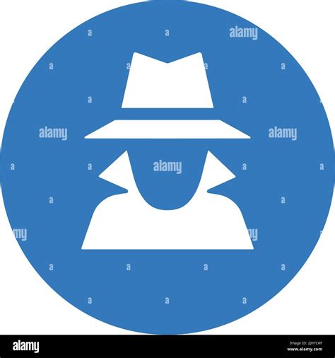 Anonymous Hidden Incognito Icon Vector Eps File Perfect Use For Print Media Web Stock