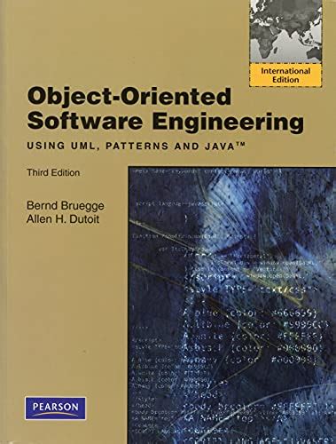 Object Oriented Software Engineering Using Uml Patterns And Java