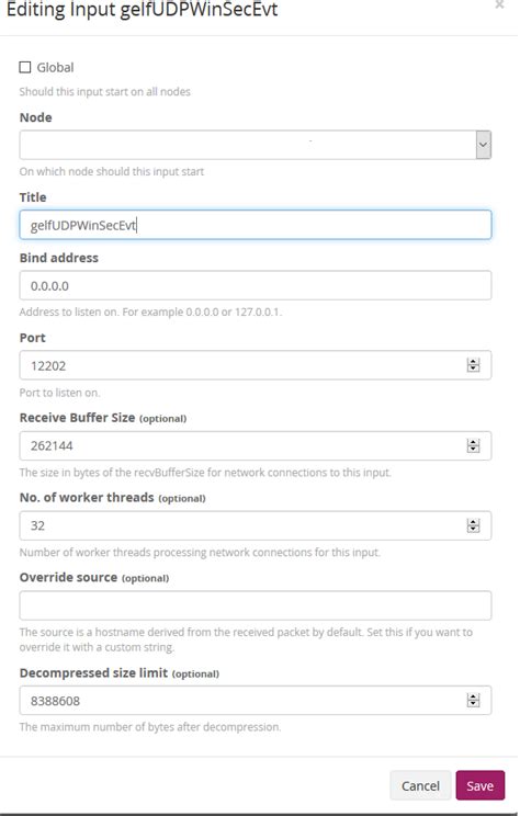 Windows Event Logs To Graylog Through Nxlog Graylog Central Peer
