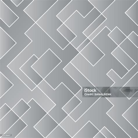 Geometric Pattern Gradient Repeating Thin Linear Square Diamond Shape