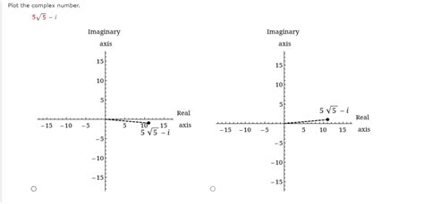 Solved Plot The Complex Number Sqrt I Write The Chegg